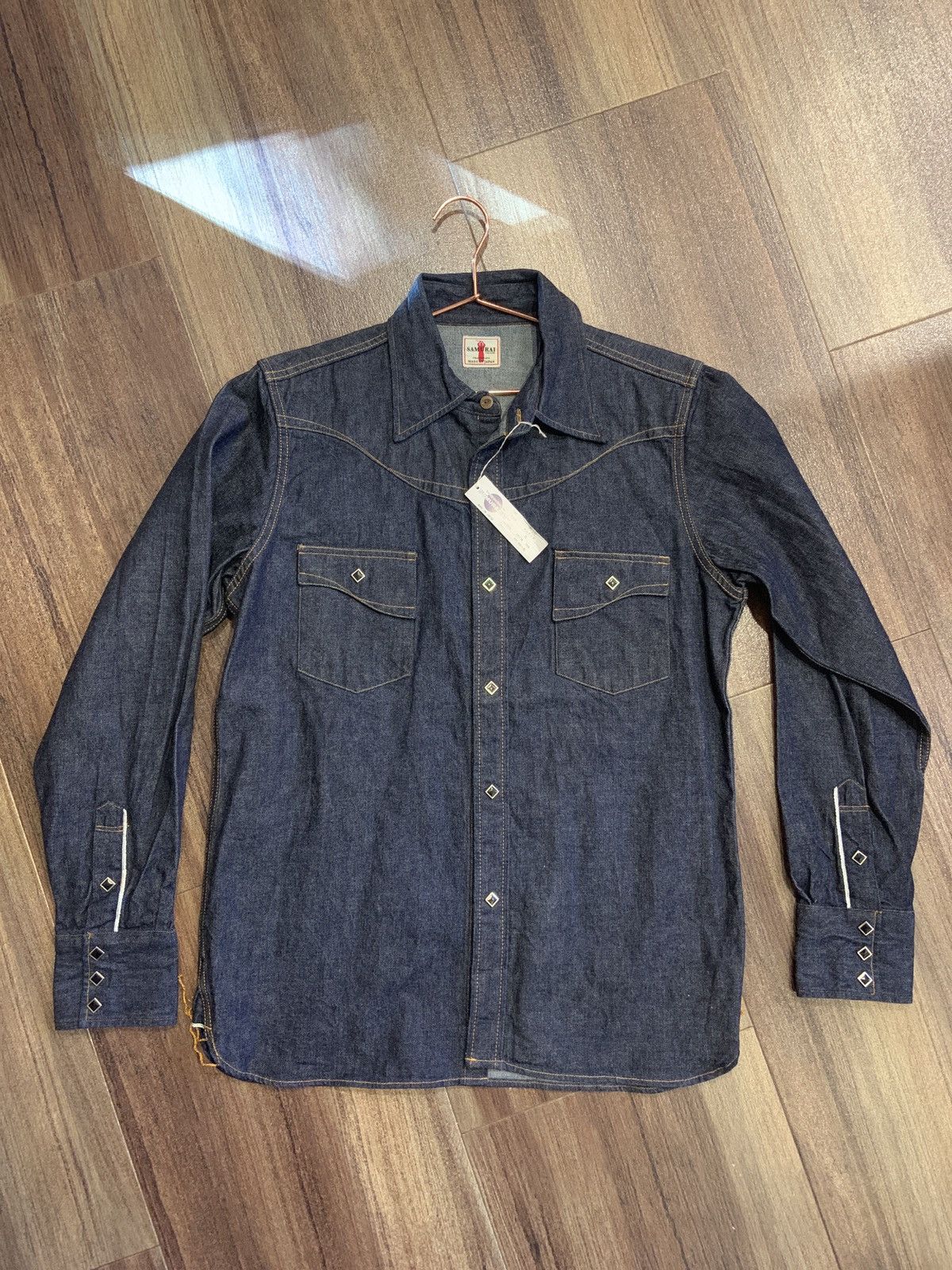 Samurai Jeans SAMURAI JEANS SWD-L02 SELVEDGE DENIM WESTERN SHIRT | Grailed