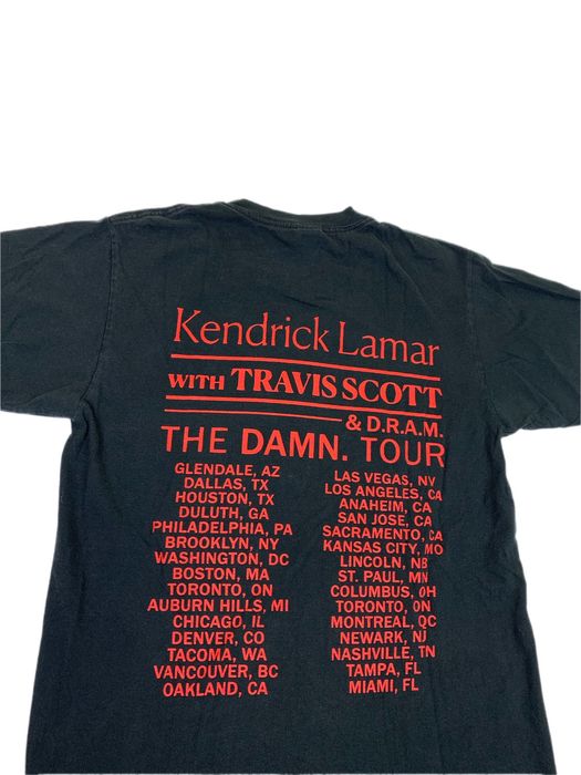 Kendrick Lamar Kendrick Lamar DAMN Tour T-Shirt | Grailed