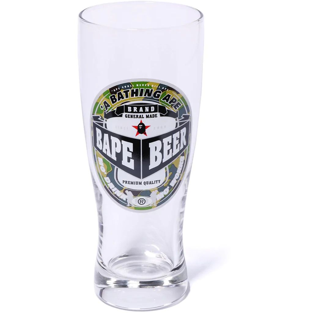 Bape Bape Beer Pint Glass BAPE BEER Logo | Grailed