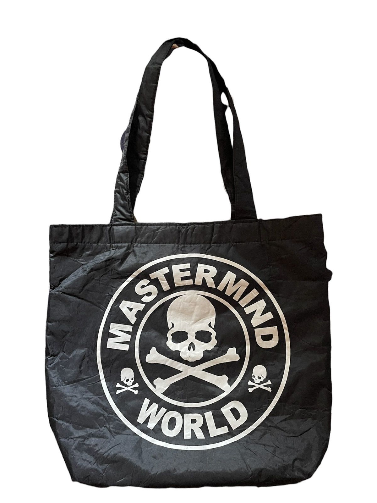 Mastermind Japan Matermind World Skull Logo Spell Out Camo Lining Tote ...