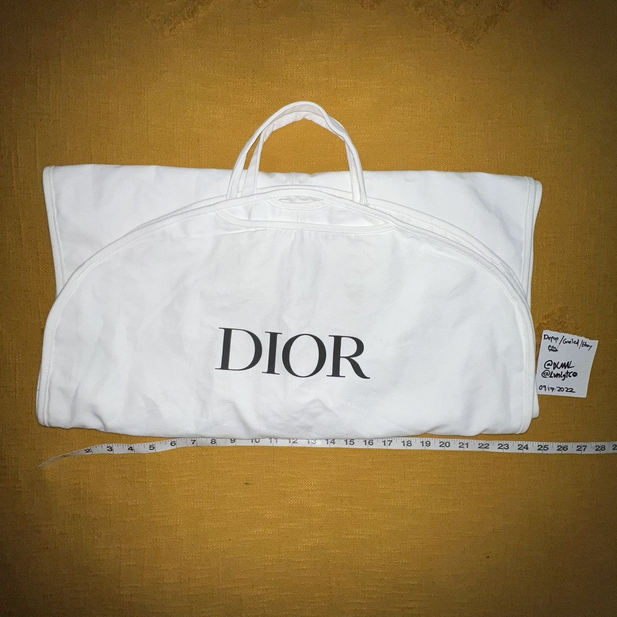 Christian Dior Monsieur Chrisitian Dior Suit Clothing Cover Bag in ...