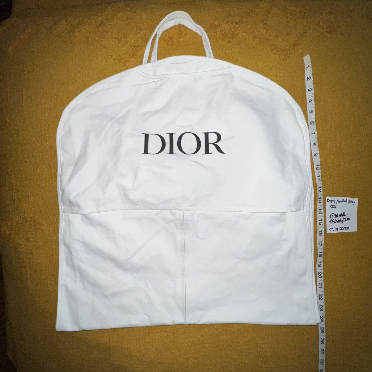 Christian Dior Monsieur Chrisitian Dior Suit Clothing Cover Bag in ...