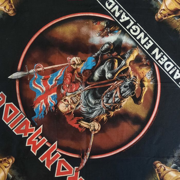 Iron Maiden Iron maiden 'maiden england 88' band handkerchief | Grailed