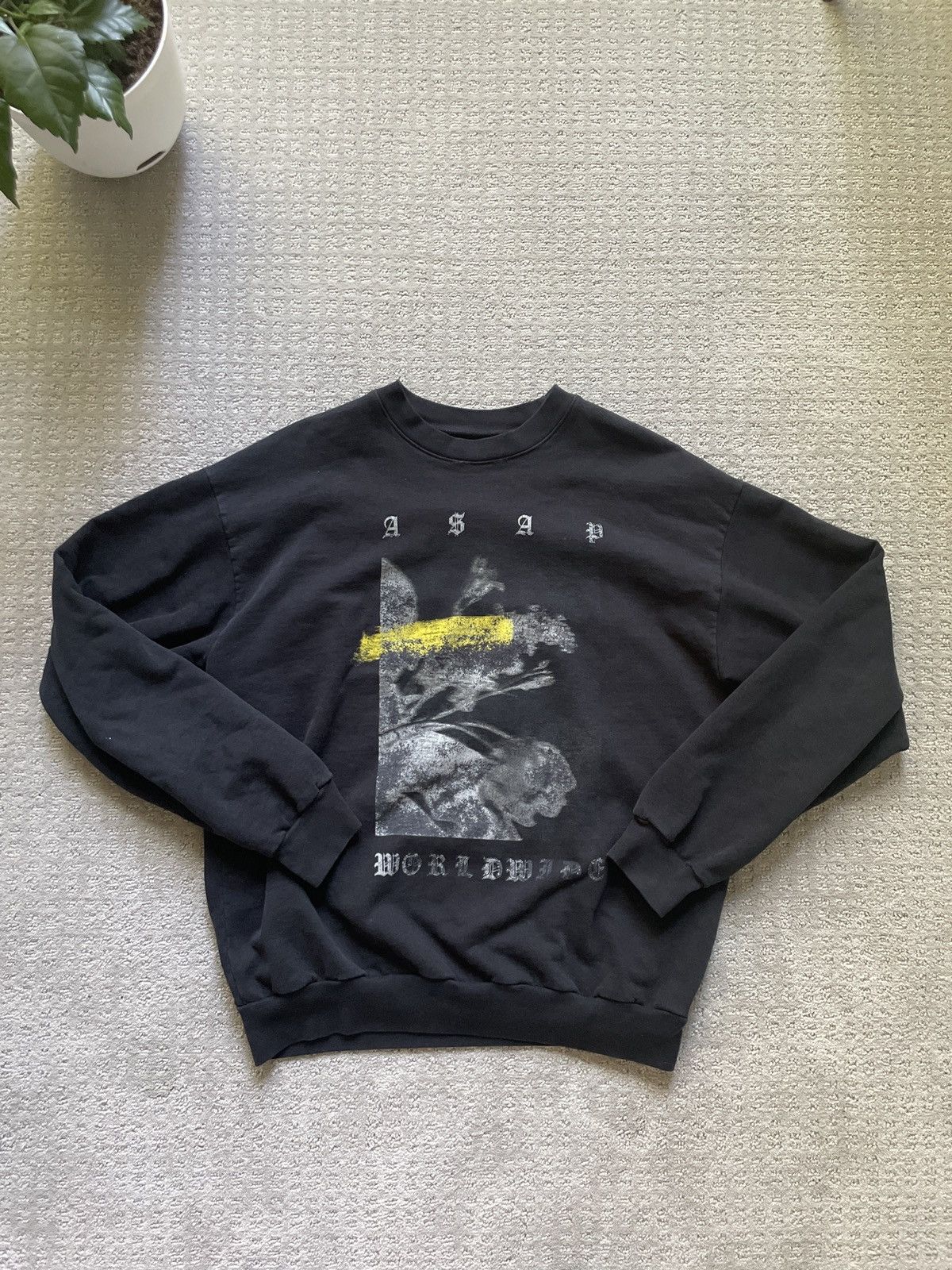 Asap Rocky ASAP ROCKY WORLDWIDE CREWNECK | Grailed