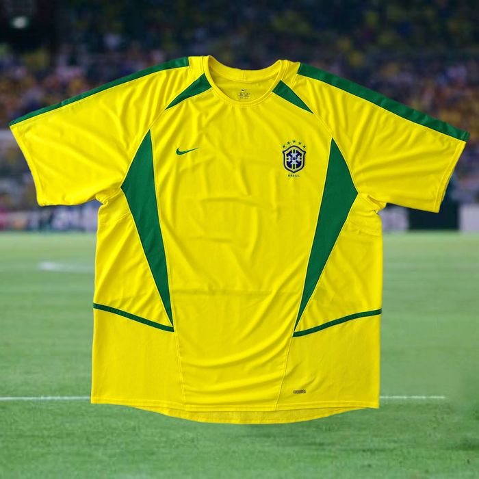Nike Brazil 2002/04 Home Soccer Jersey XL Nike Camiseta | Grailed