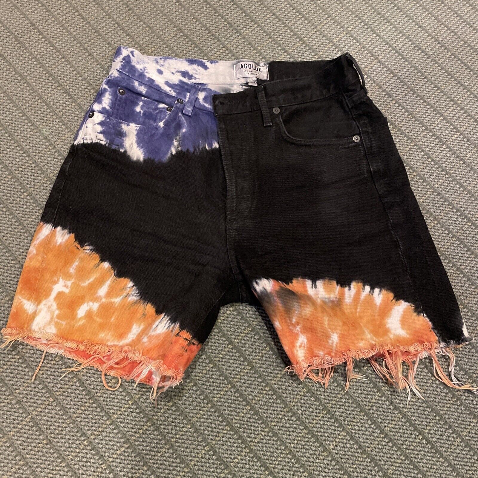 Agolde Rumi Tie Dye Jean Shorts | Grailed