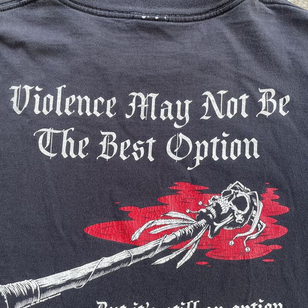 Vintage Vintage Faded Goth Wicked Jester Violence Graphic T Shirt | Grailed