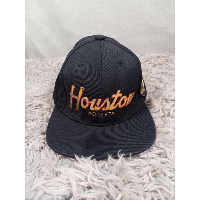 Mitchell & Ness Houston Rockets Hat Black Red Mitchell and Ness ...