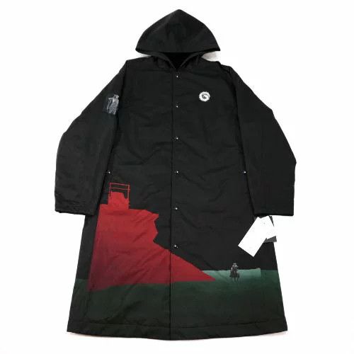 Undercover AW20 Throne of Blood Spider Nest Castle Long Coach Jacket ...