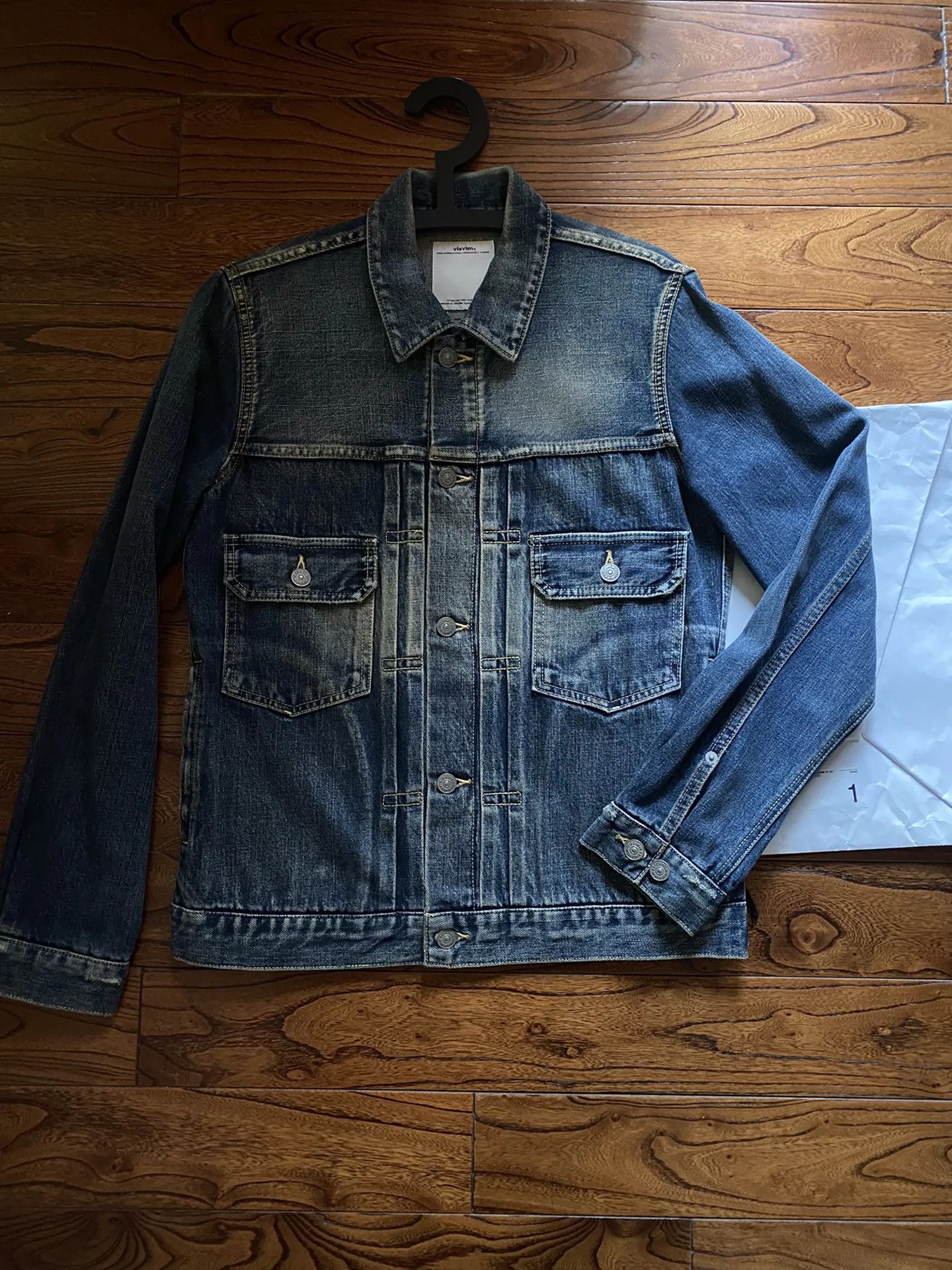 Visvim visvim 11aw 101 jkt snake skin patch | Grailed