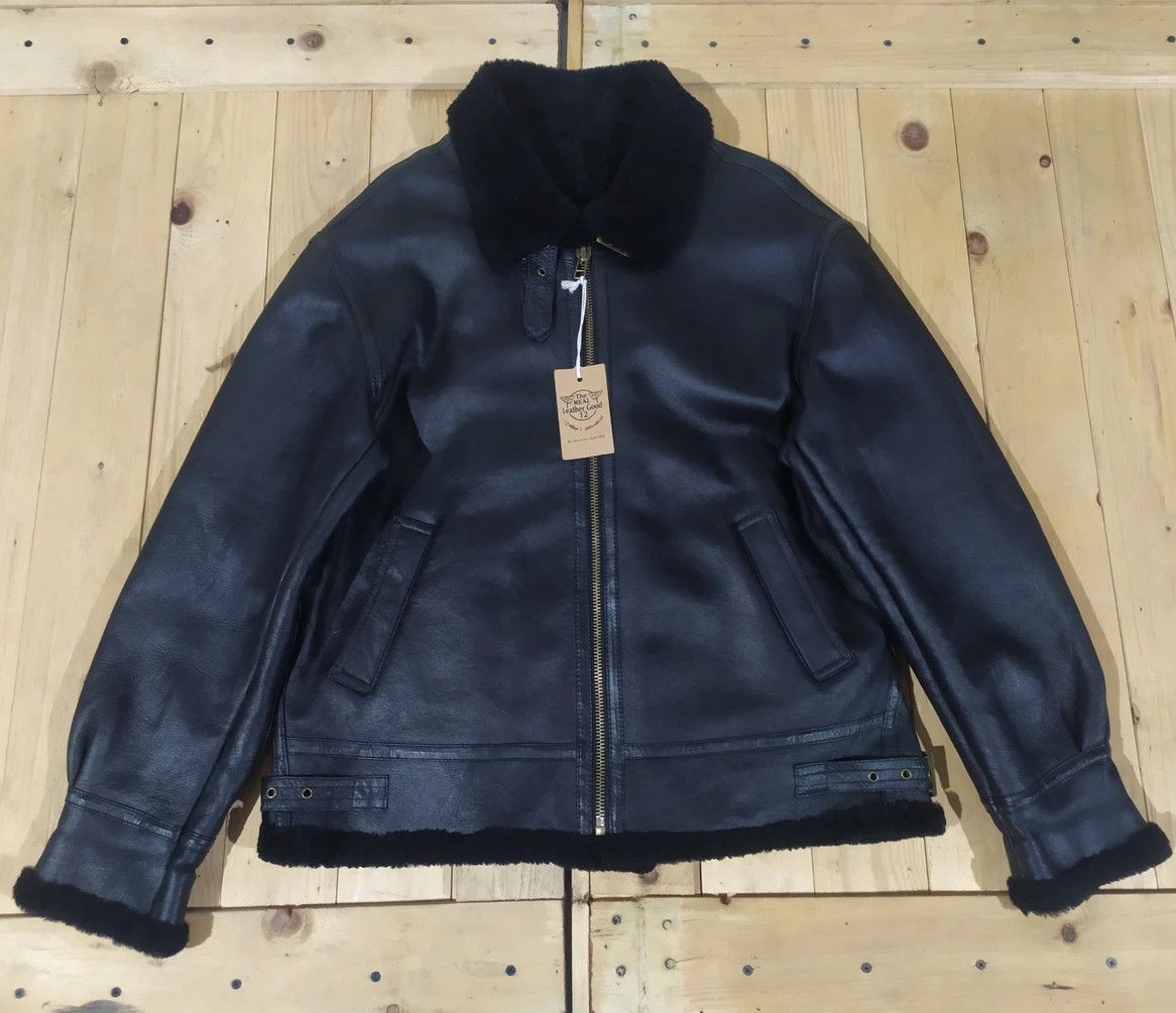 Military MILITARY CLOTHING LEATHER TYPE B3 SHEEPSKIN FLIGHT JACKET ...