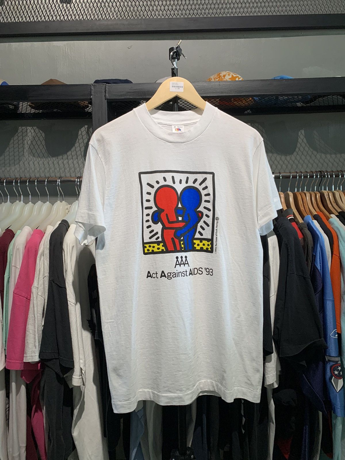 Fruit Of The Loom × Keith Haring × Vintage Keith Haring Vintage 1993 ...