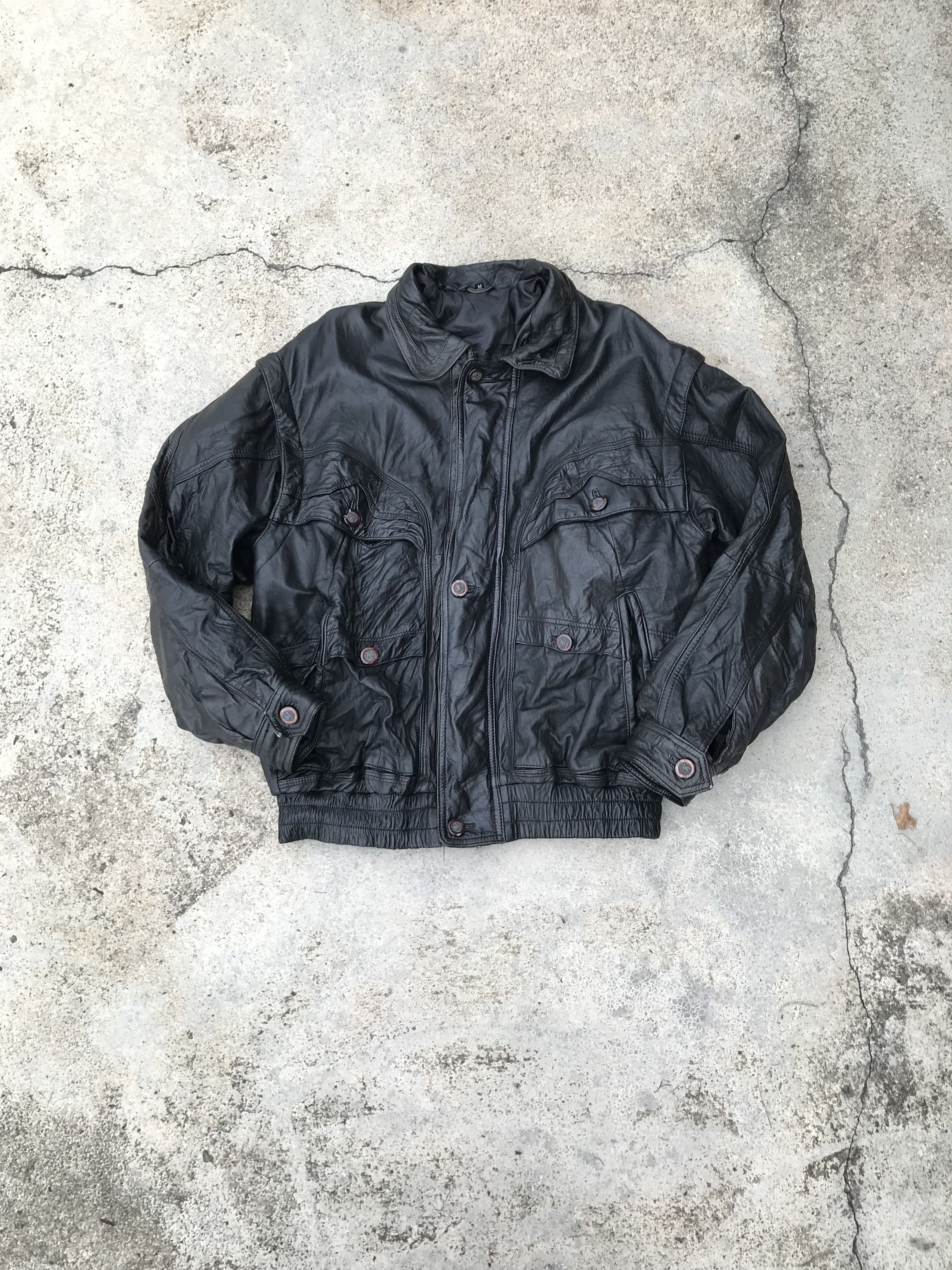 Archival Clothing × Japanese Brand × Vintage Vintage Leather Jacket ...