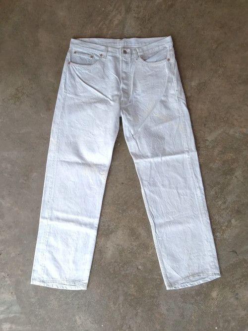 Levi's × Streetwear × Vintage 90s Vintage Levi's 501 Made In USA Straight Leg Jeans 36x30 | Grailed
