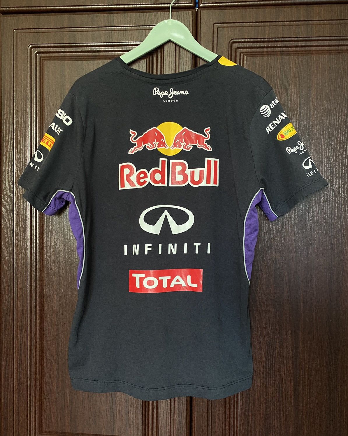 NASCAR × Racing × Red Bull Pepe Jeans Infinity Red Bull Racing T Shirt ...