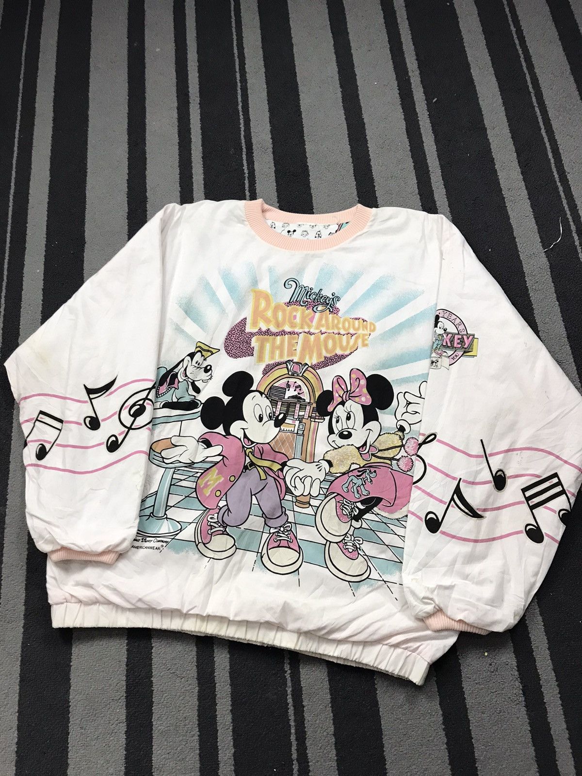 Vintage 🇺🇸Vintage 1987 Mickey Rock Around The Mouse Album Reversible ...