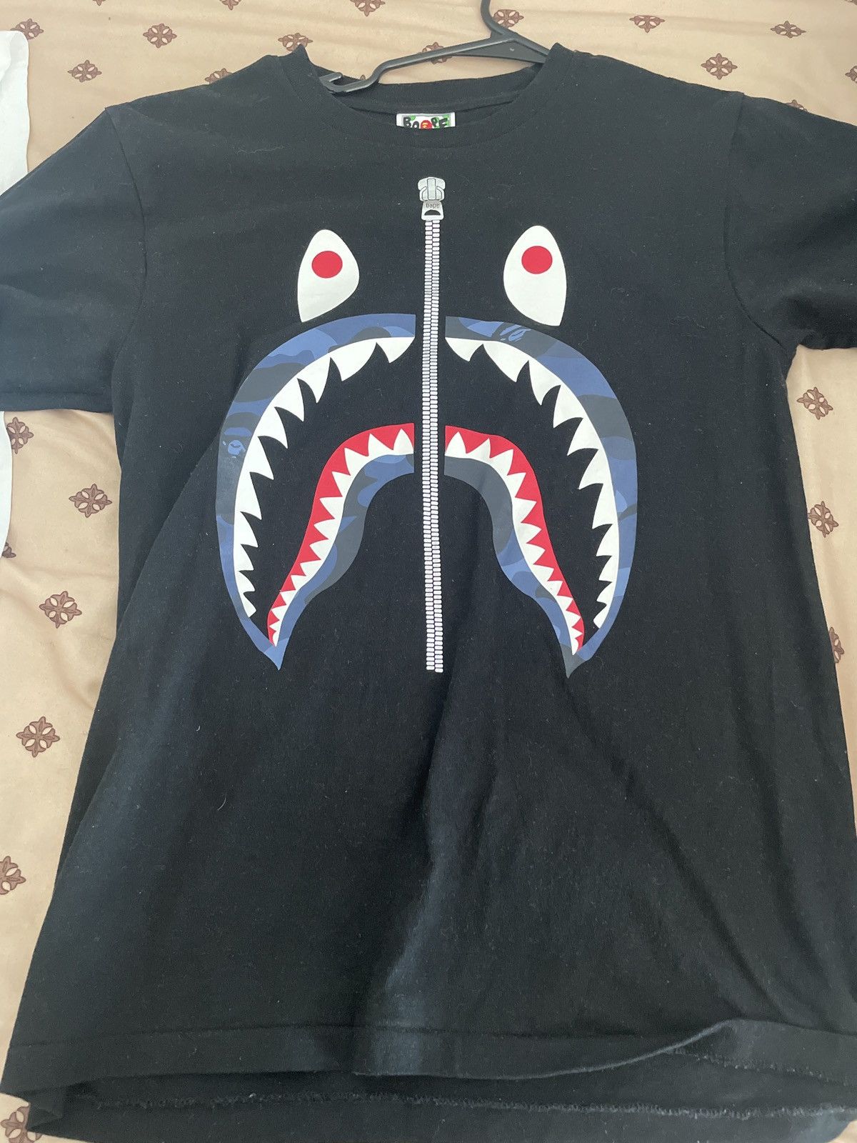 Bape Bape shark teeth t-shirt | Grailed