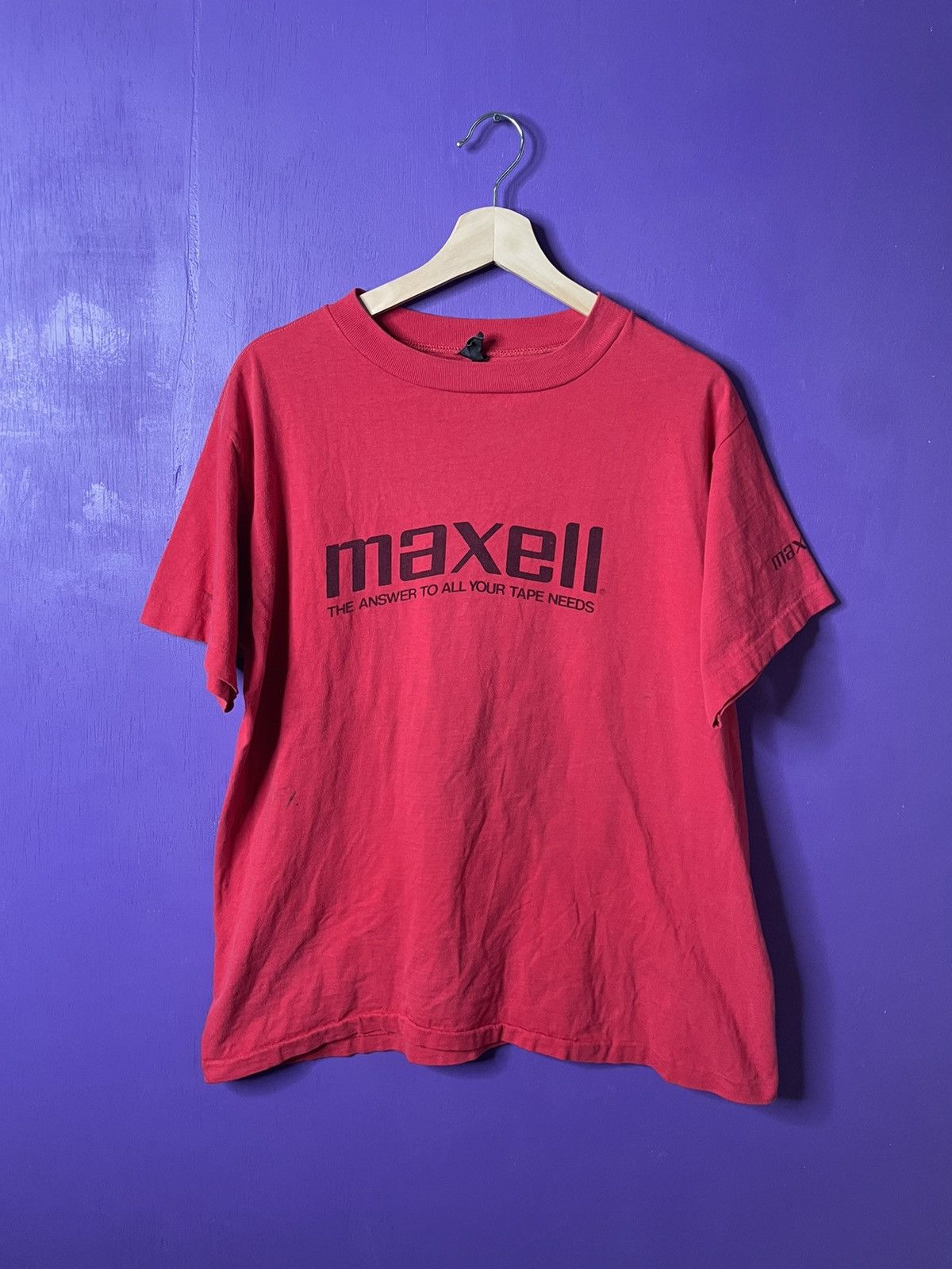 Band Tees × Streetwear × Vintage Vintage 80s Maxwell all your tape ...