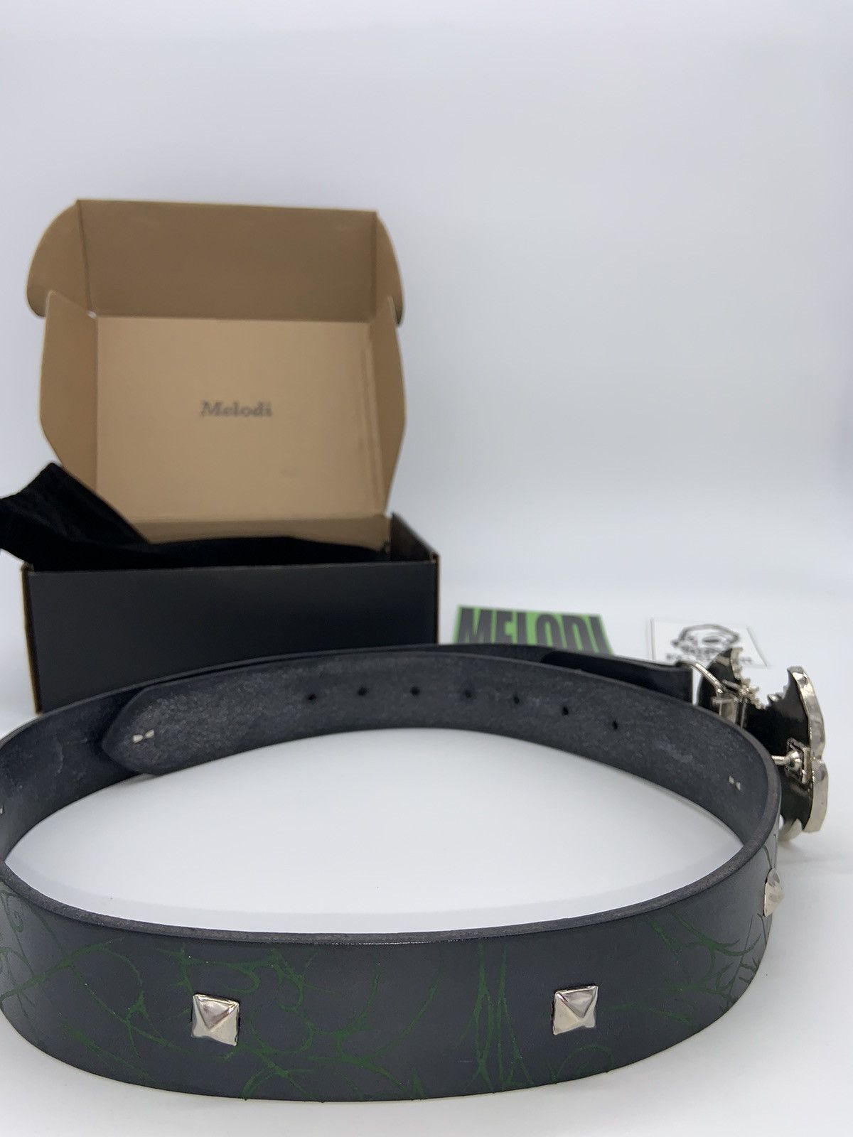Streetwear Ec Melodi Studded Widow Belt | Grailed