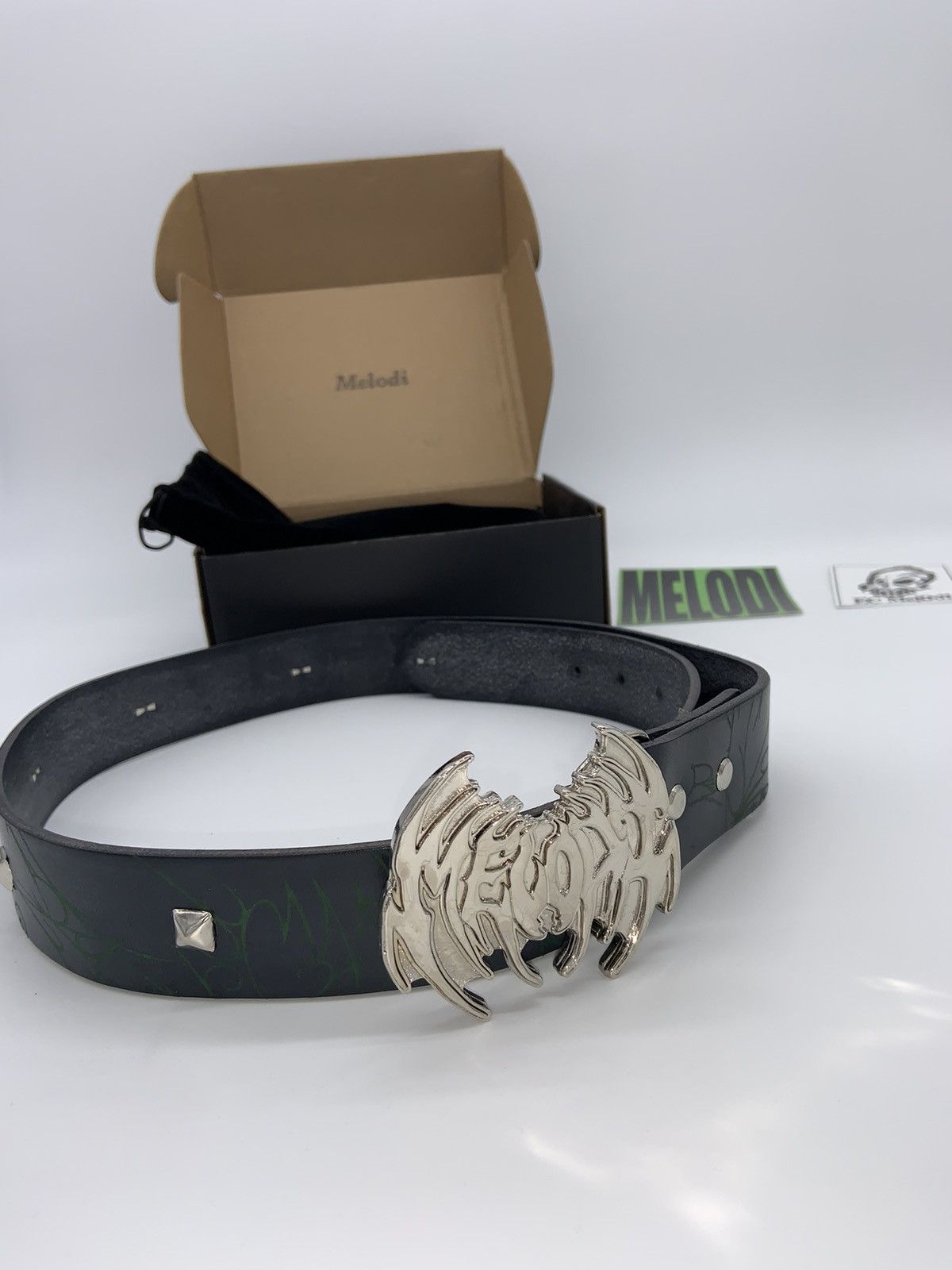 Streetwear Ec Melodi Studded Widow Belt | Grailed