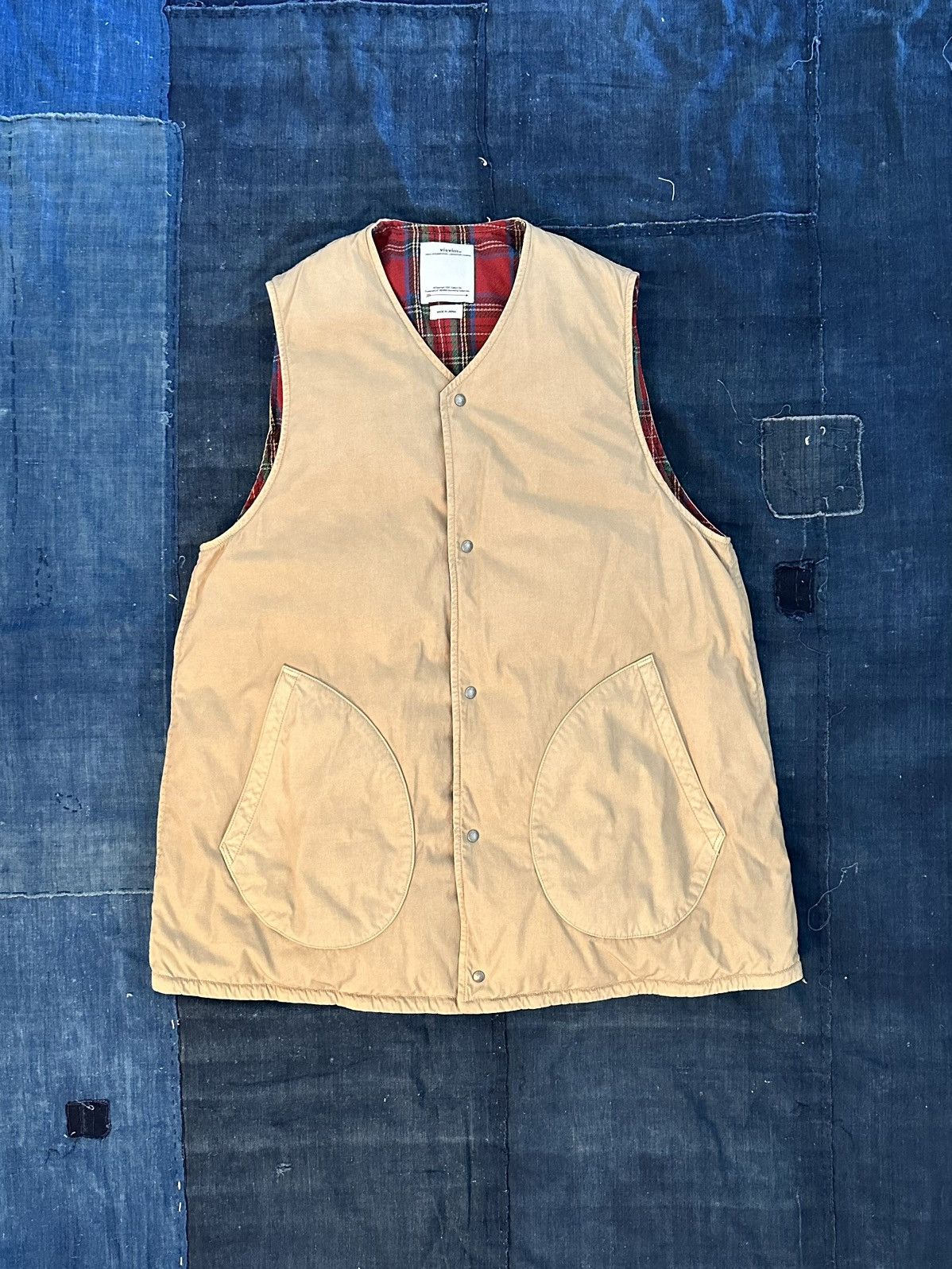 Visvim 2021 Kora Vest - Beige - Size 2 | Grailed
