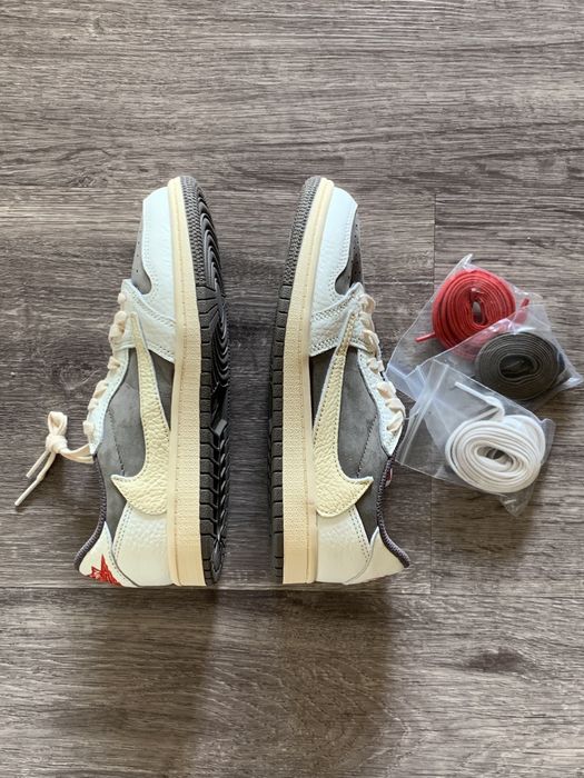 Travis Scott Reverse Mocha Travis Scott X Jordan 1 Low | Grailed