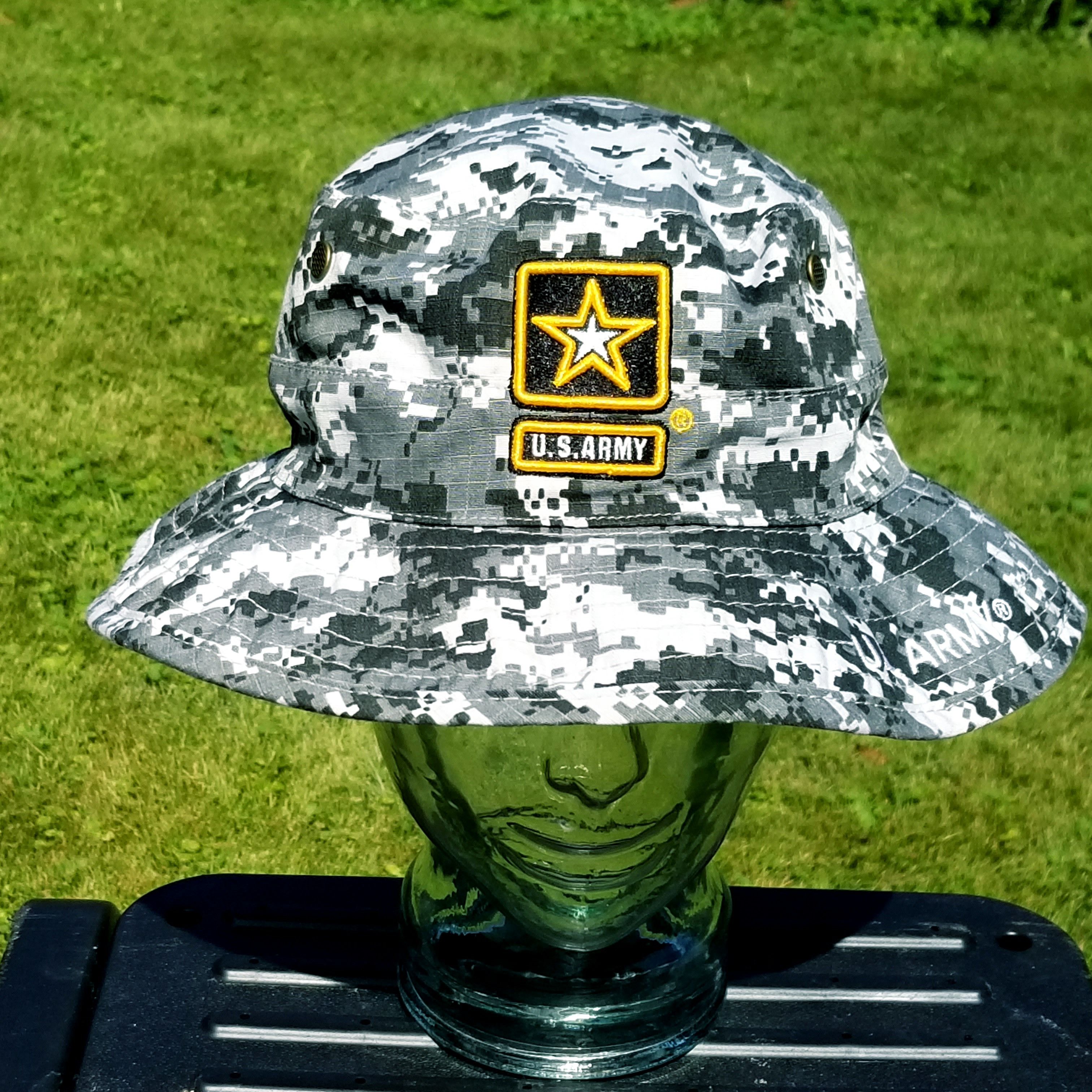Other US Army Bucket Hat Combat black Digital Camo | Grailed