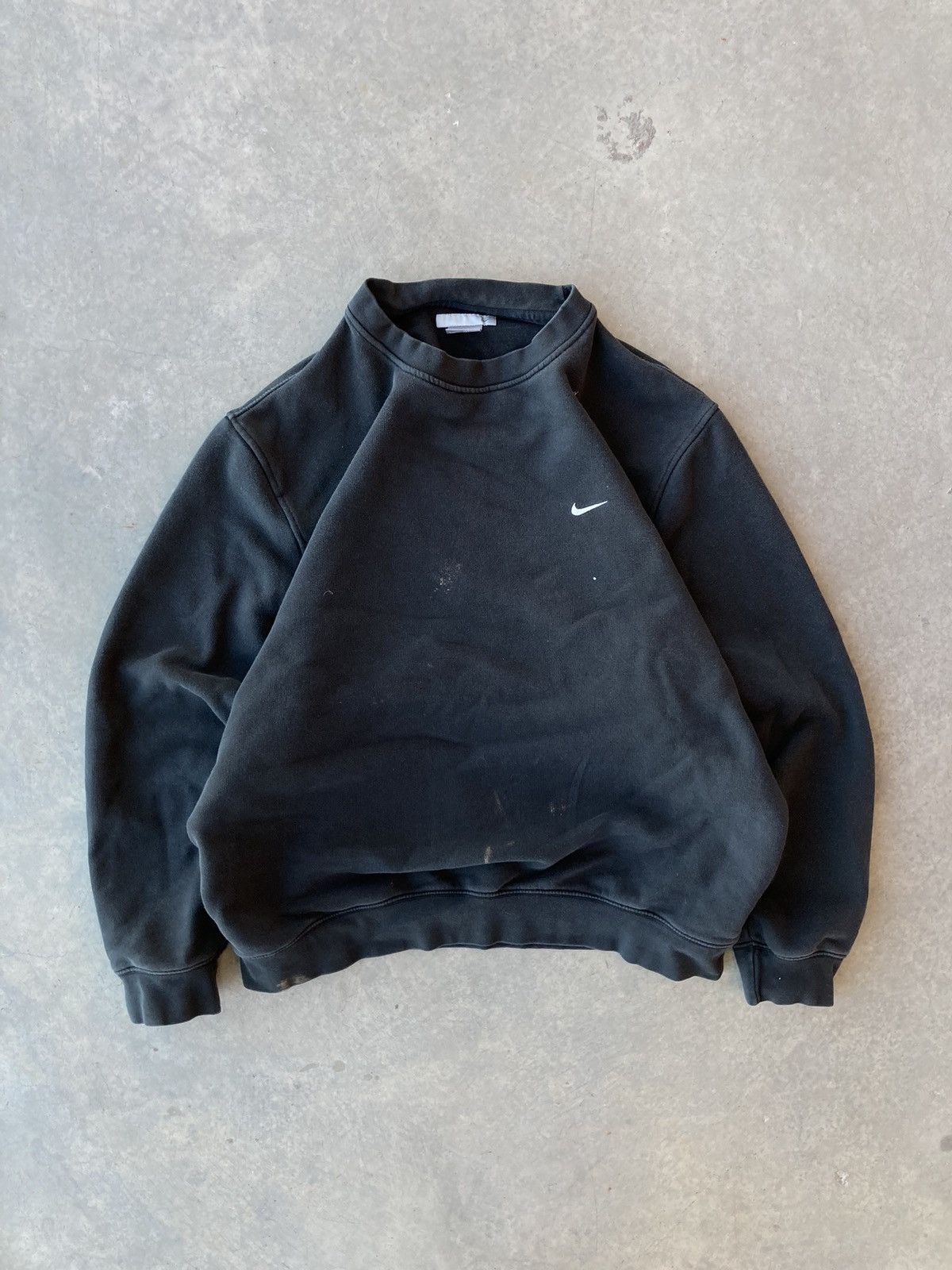 Nike × Vintage Vintage Nike Black Check Sweatshirt | Grailed