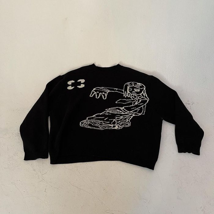 Asspizza Haunted Starbucks X James Wallace Online Overknit Sweater ...