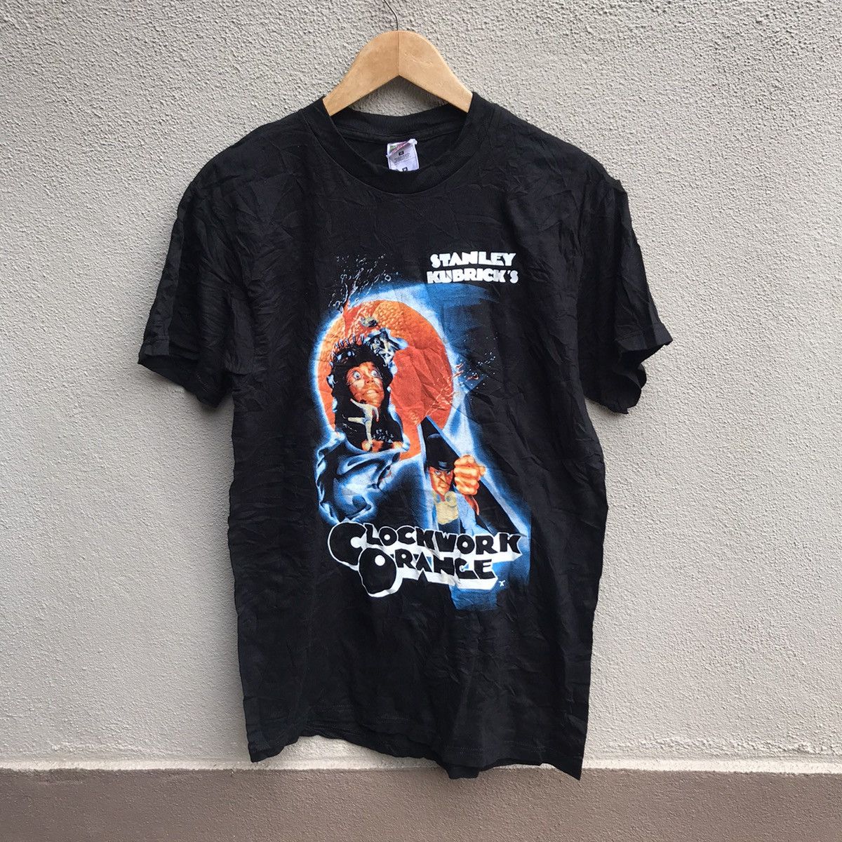 Movie × Vintage Vintage CLOCKWORK ORANGE movie tee stanley kubricks ...