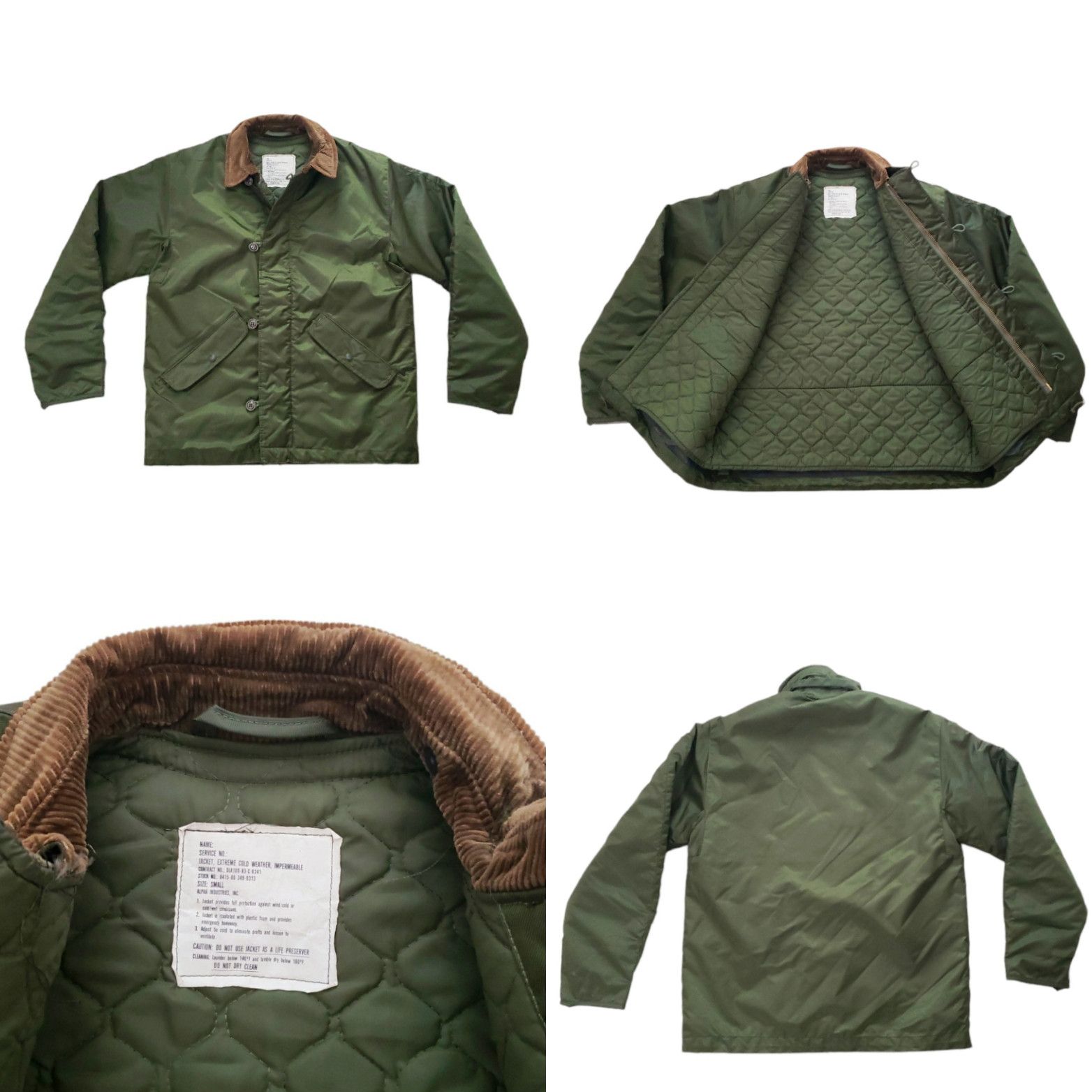 Military × Very Rare × Vintage Official VTG Military Extreme Cold ...