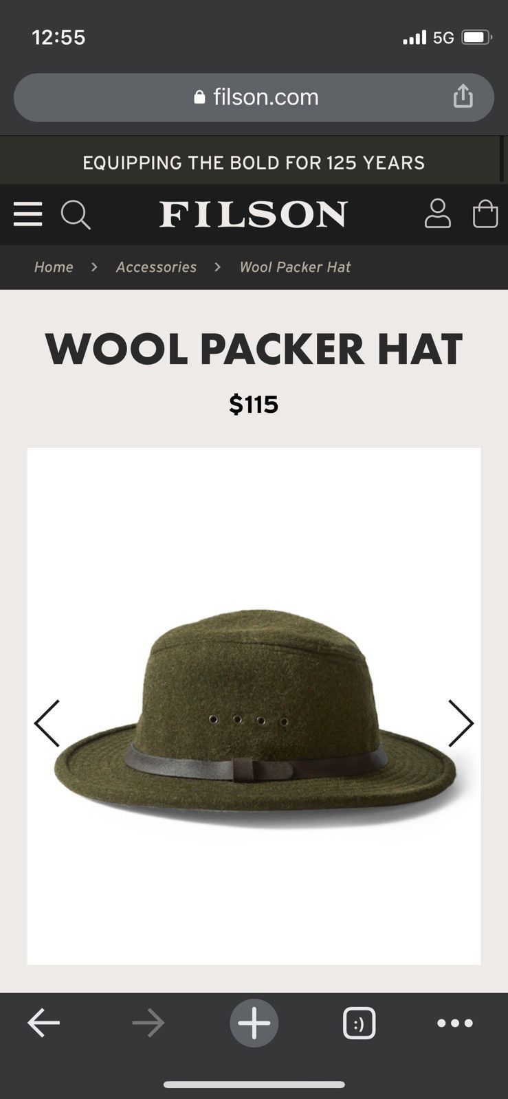 Filson Filson Wool Packer Hat | Grailed