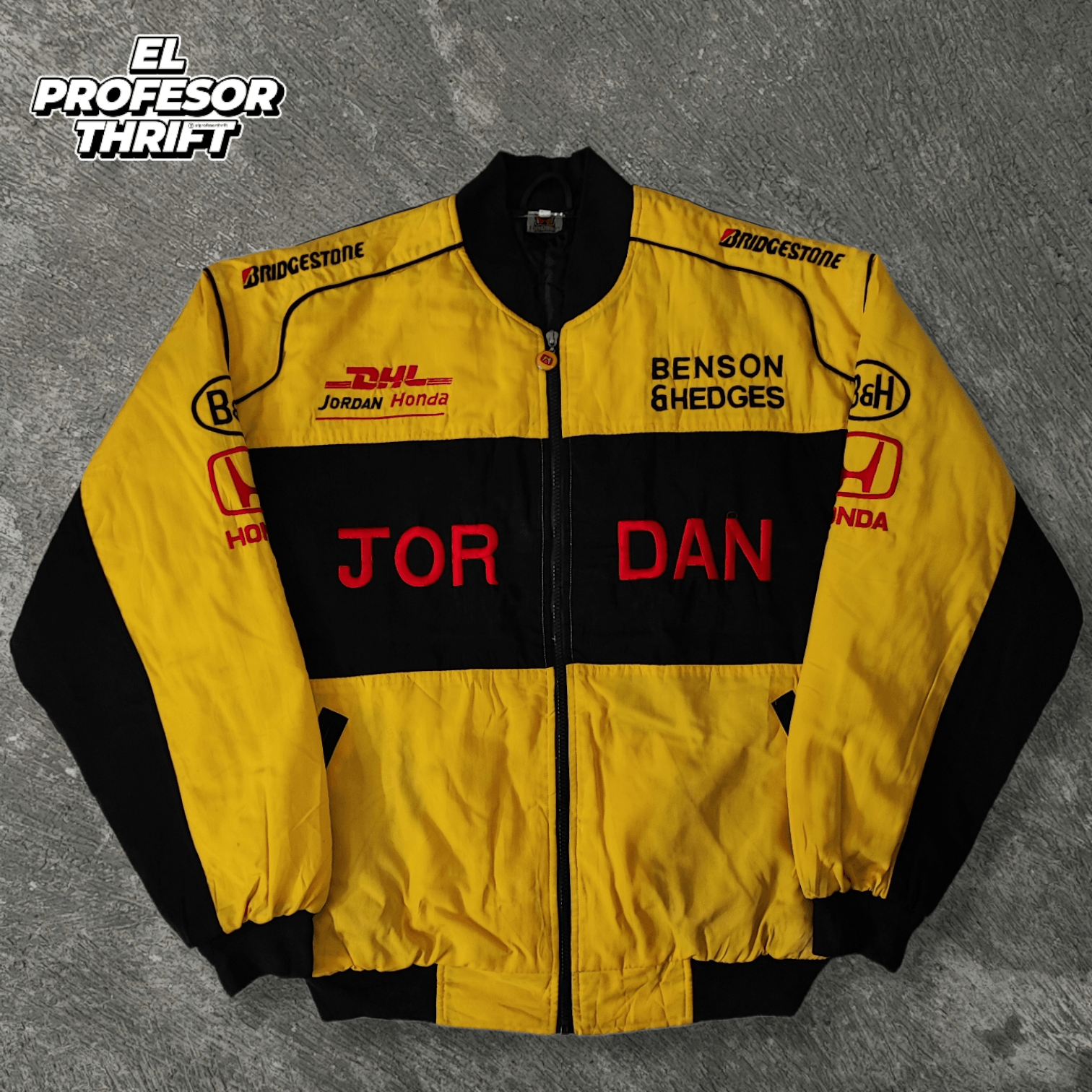 Gear For Sports Vintage Benson & Hedges Honda Jordan Racing Team Jacket ...