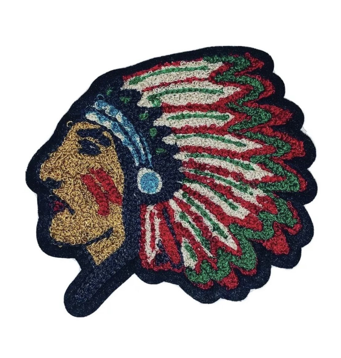 Ralph Lauren 🔥 Ralph Lauren Rugby Indian Head Embroidered Patch SMALL ...