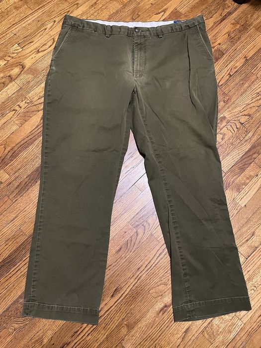 Polo Ralph Lauren Polo Ralph Lauren Olive Green Pants 42 x 32 Stretch Classic | Grailed