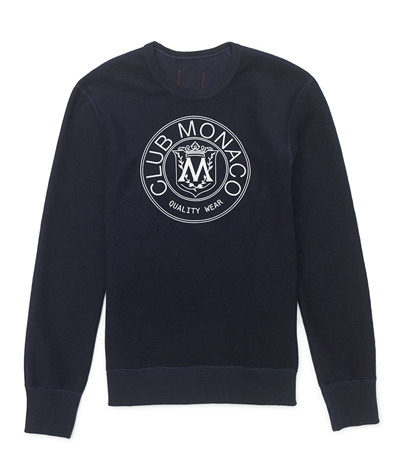 Club Monaco Logo Crewneck Sweatshirt | Grailed