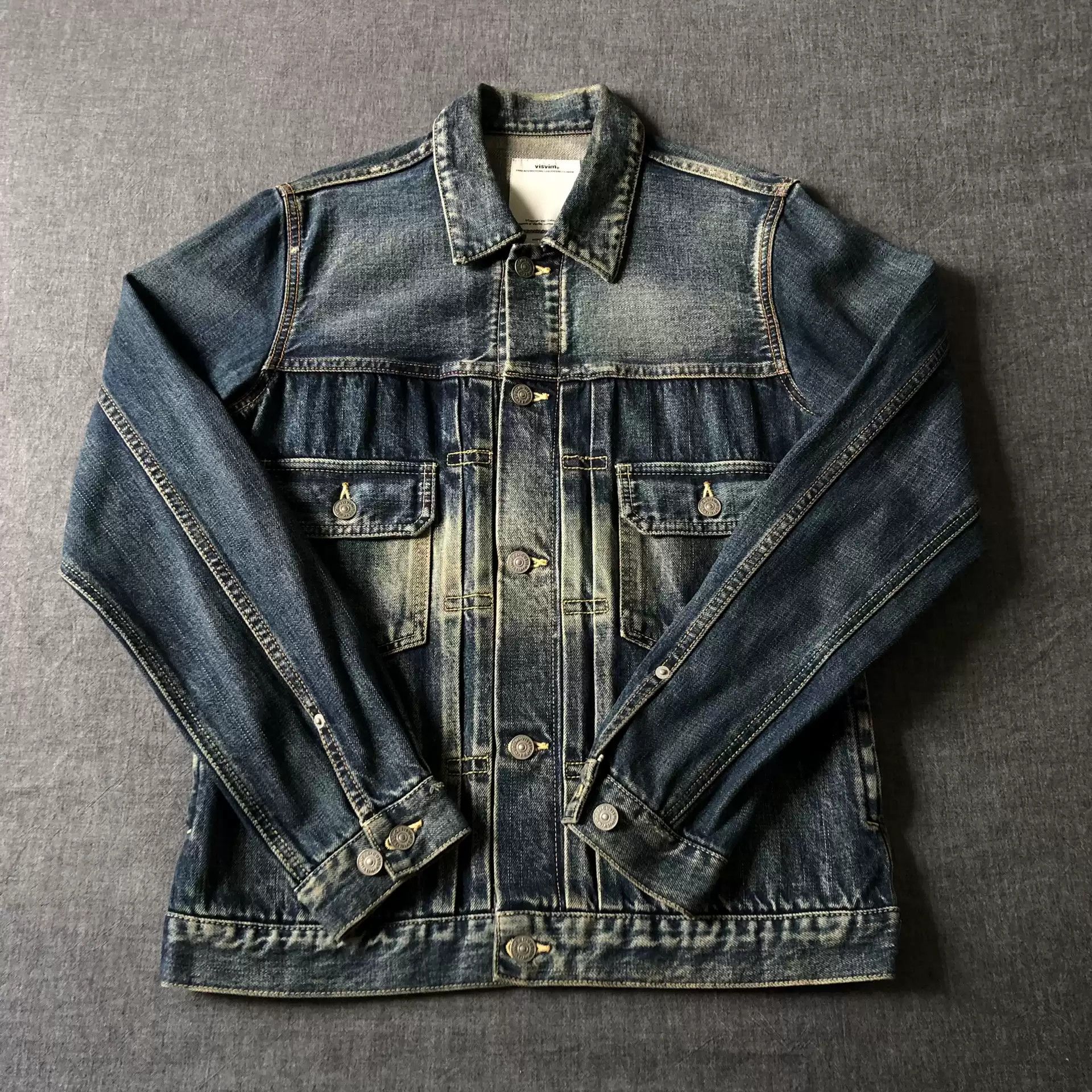 Visvim visvim 101 jkt snake skin patch | Grailed
