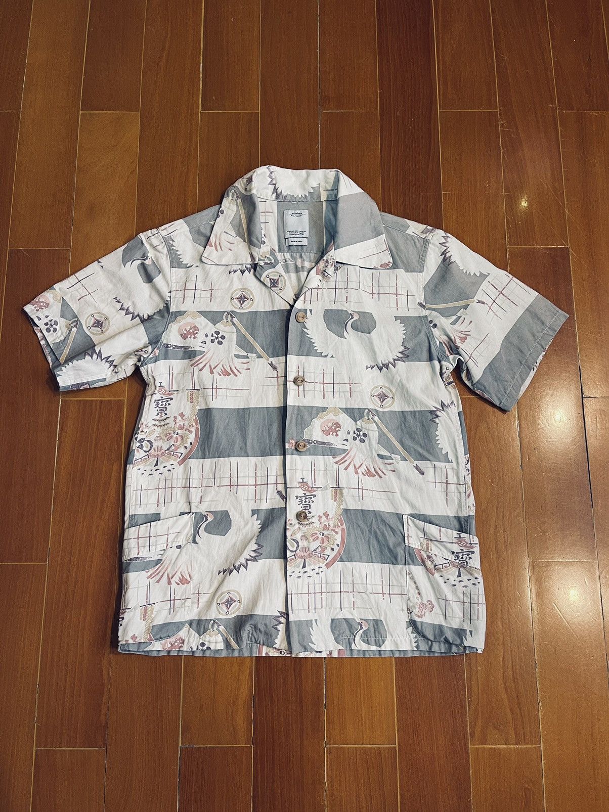 Visvim visvim kahuna shirt s/s （n.d. s/c） size 1 navy | Grailed