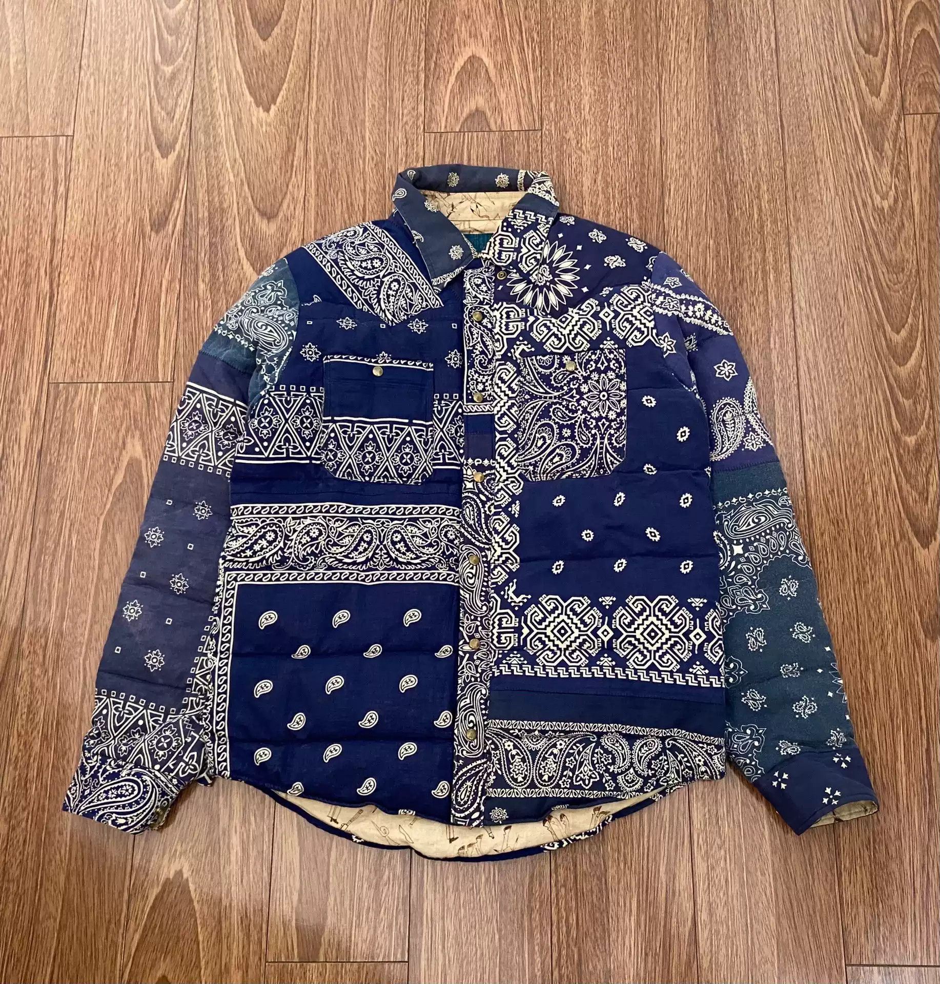 Visvim VISVIM ICT KERCHIEF DOWN JKT BANDANA | Grailed