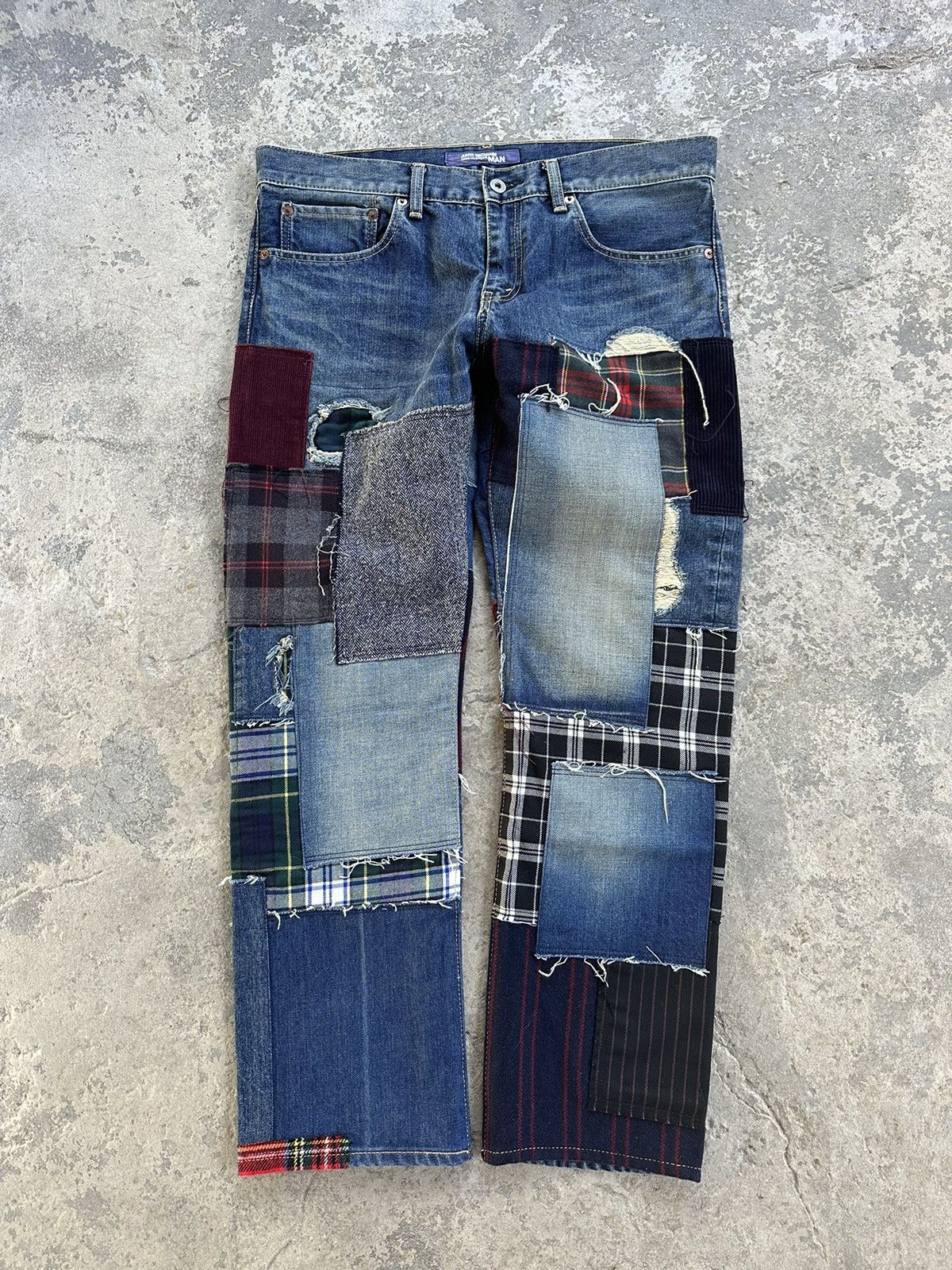 Comme des Garcons × Junya Watanabe Patchwork Denim | Grailed
