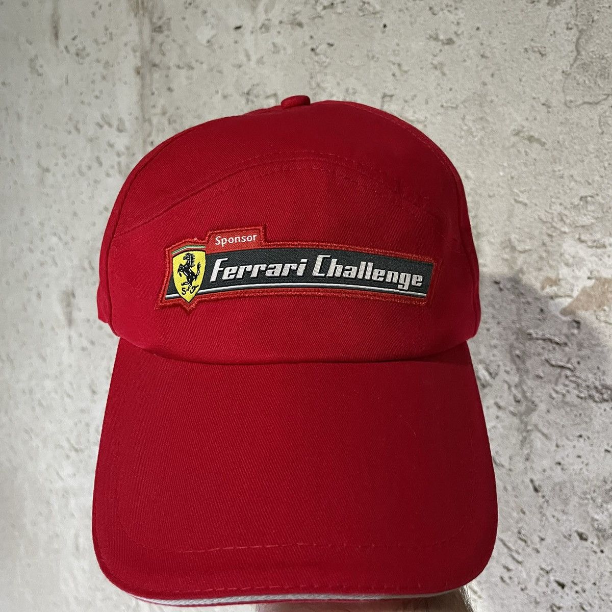 Ferrari × Racing × Vintage Ferrari Challenge Sponsor hat red racing f1 ...