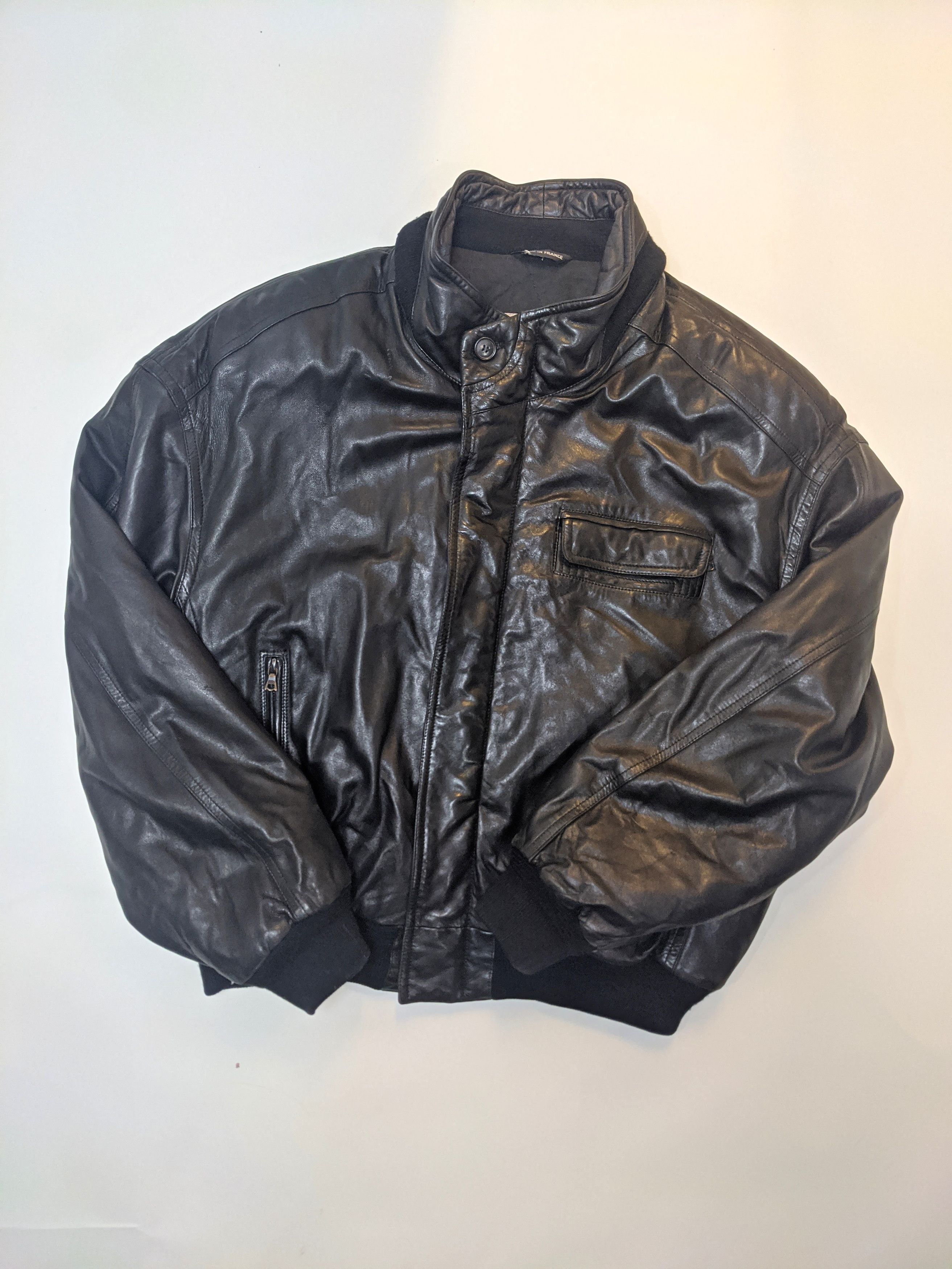 Leather Jacket × Seraphin Seraphin (maker of Hermes) Leather Bomber ...