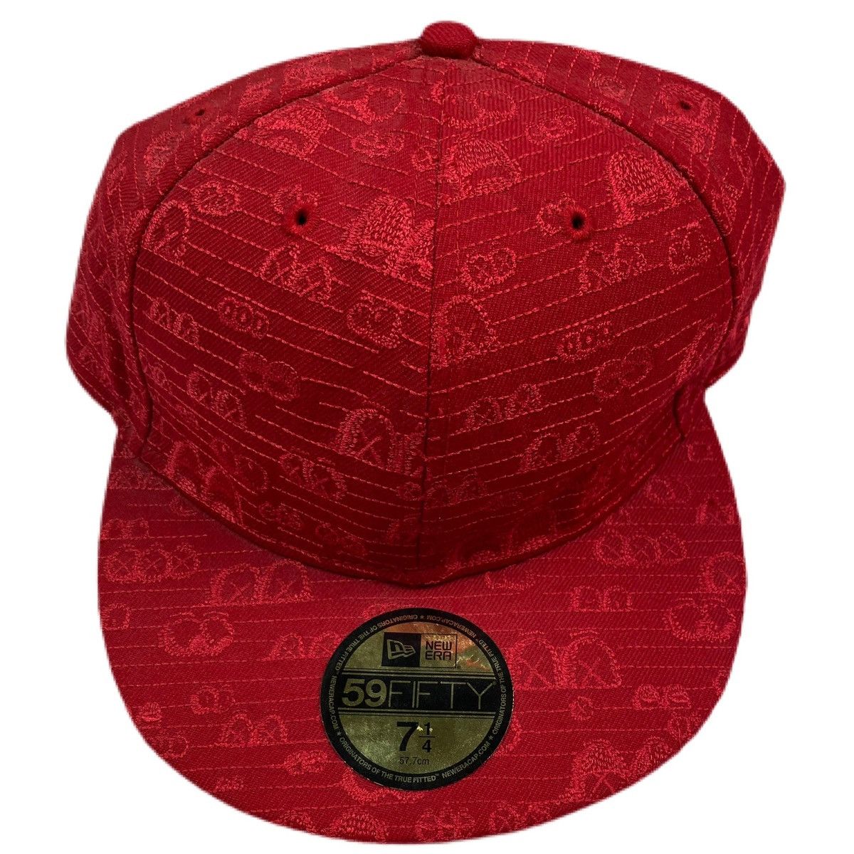 Kaws × Original Fake × Streetwear Original Fake Kaws Eyes Fitted Hat ...