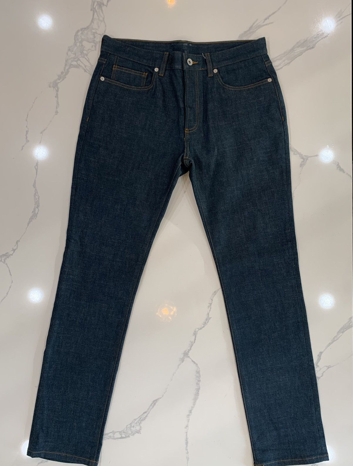Vintage Vintage Indigo FOG VLONE Travis Style Long Stacked Denim | Grailed