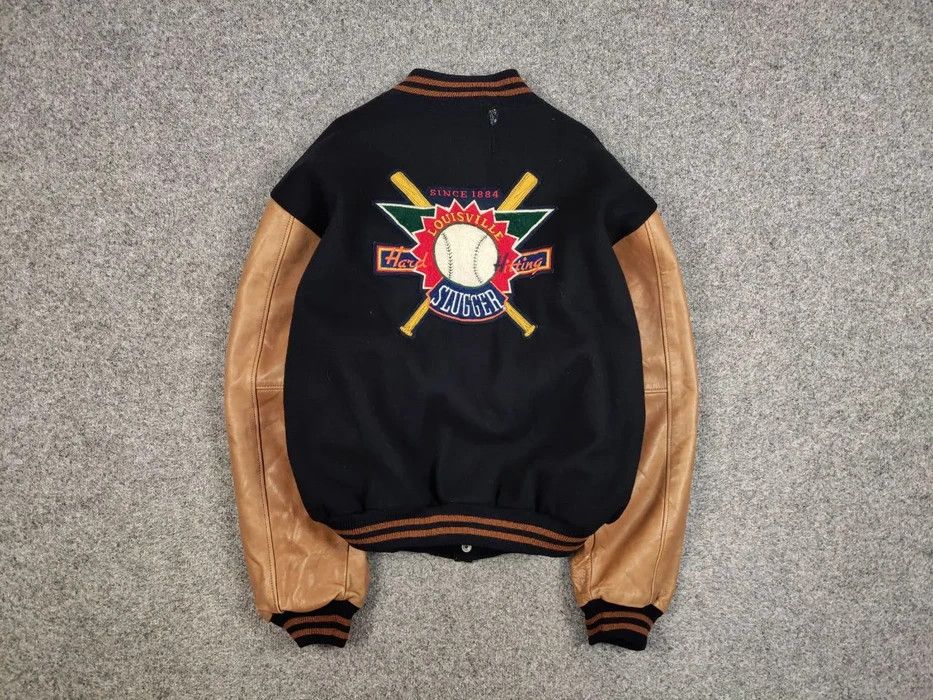 Golden Bear × Vintage Vintage 90's Golden Bear logo Varsity Jacket Made ...