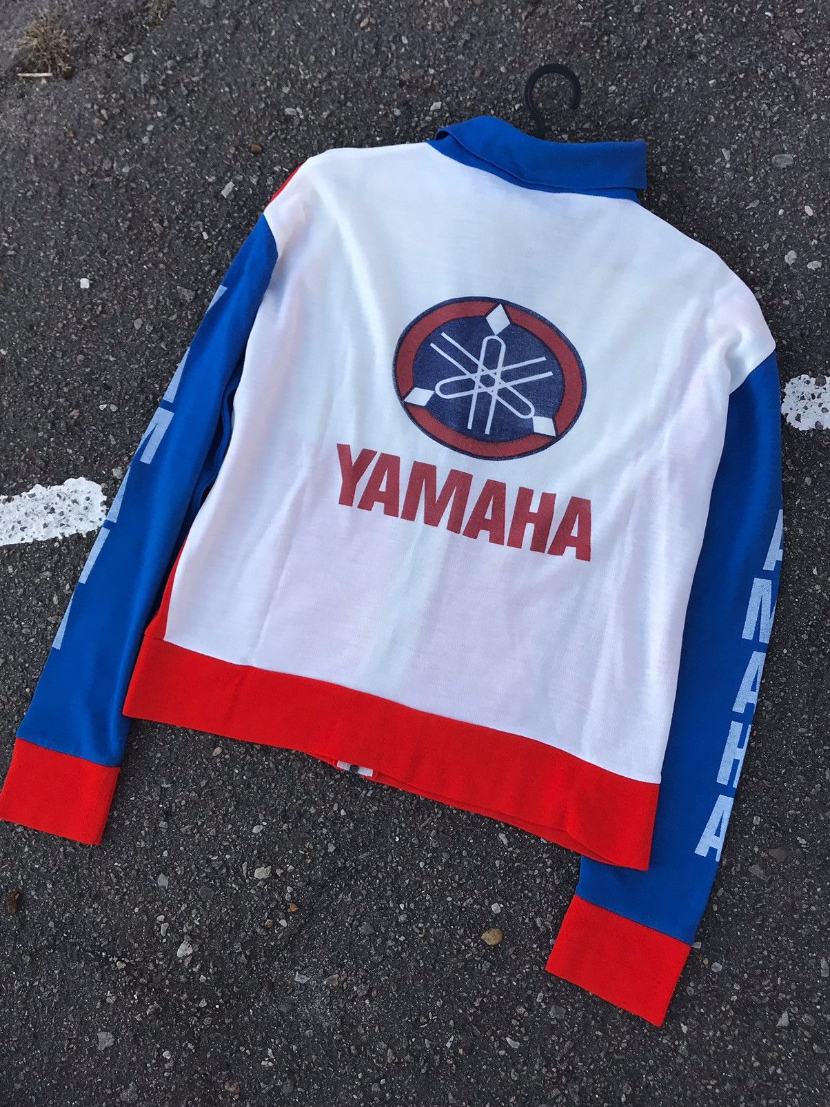 Vintage 1973s RARE Vintage Yamaha Racing Team Big Logo Lampas Jacket ...