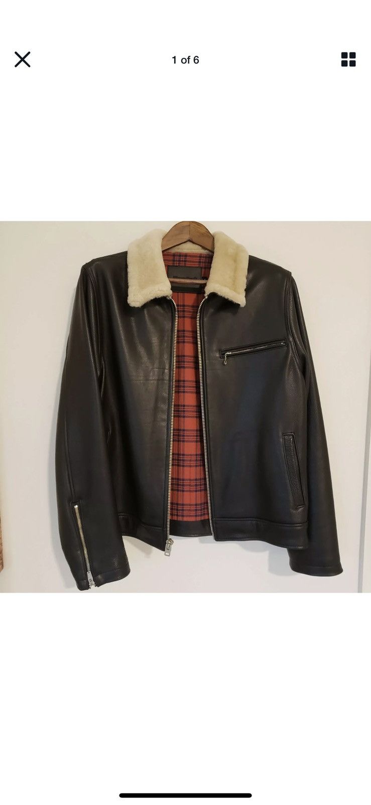 Freenote Free note cloth FJ-1 black leather jacket USA MADE | Grailed