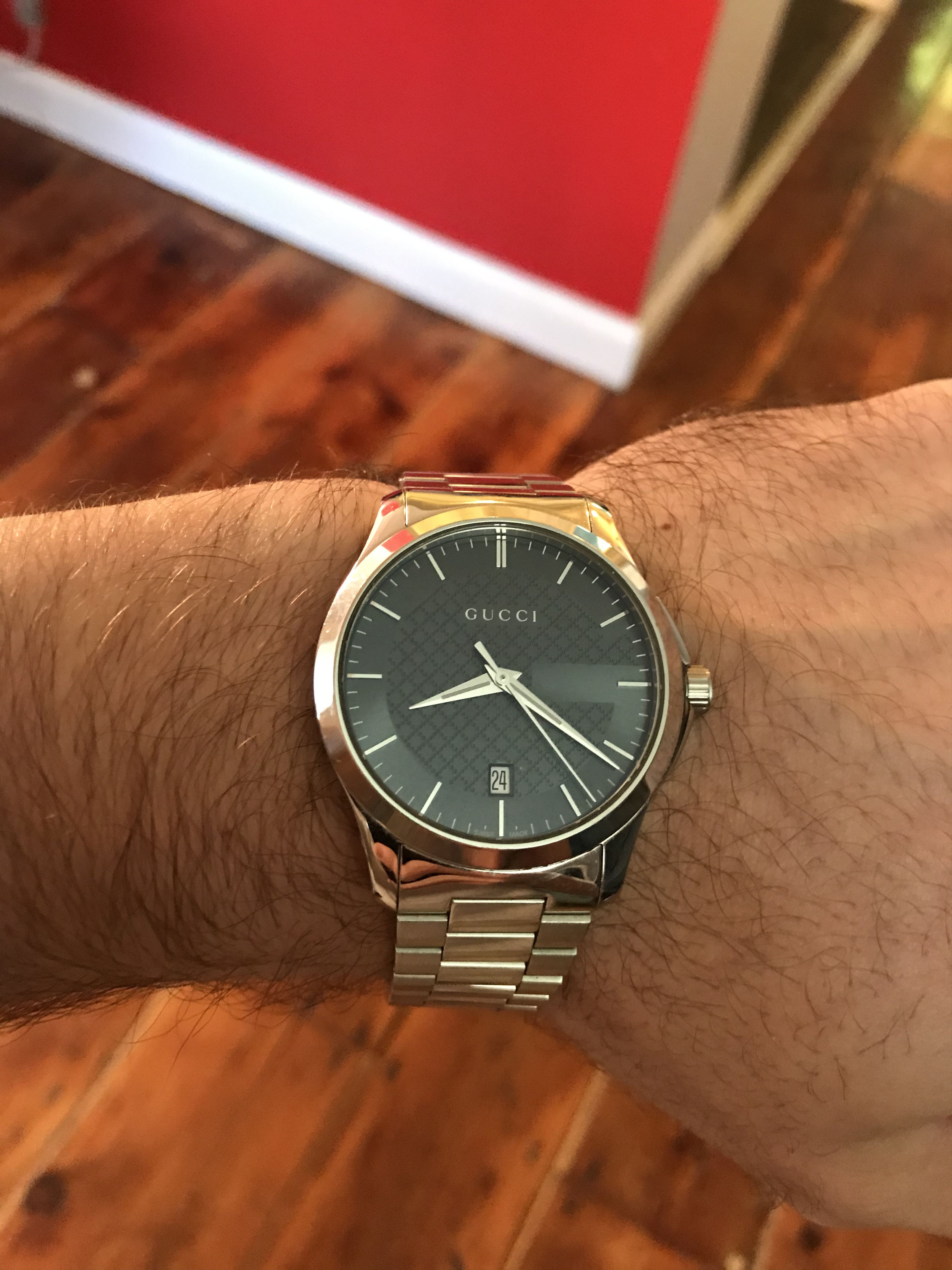 Gucci Men's Gucci Watch Grey Face 38mm | Grailed