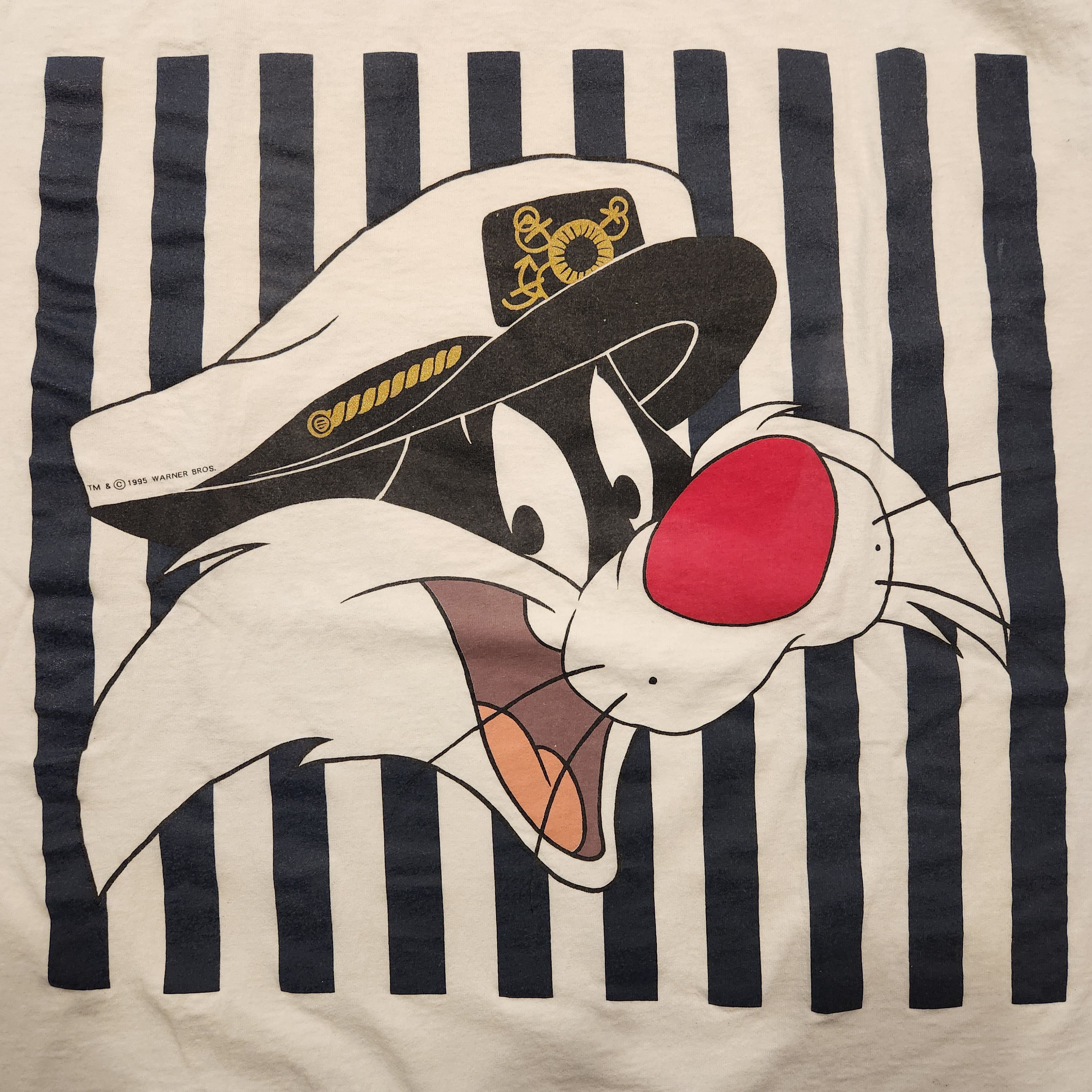 Made In Usa × Vintage × Warner Bros Vintage Sylvester The Cat Captain ...
