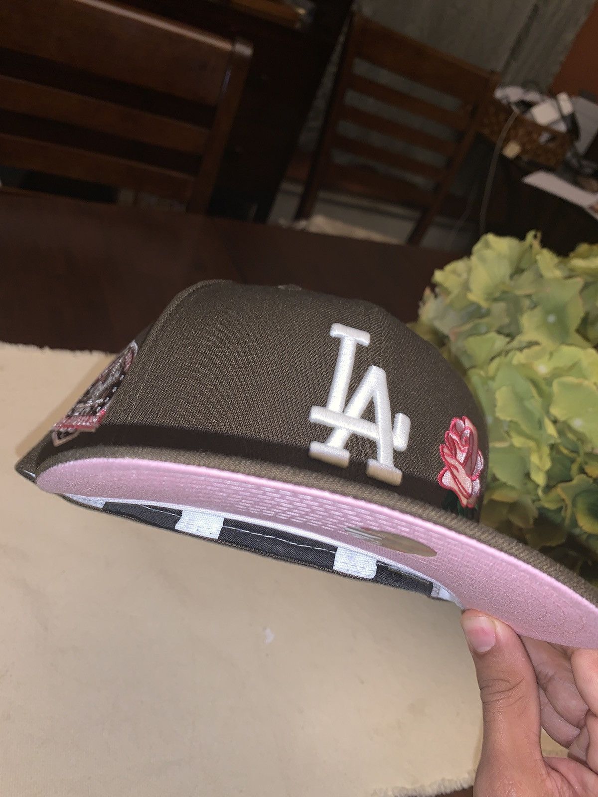 Hat Club × Los Angeles Dodgers × New Era 🌺NEW brown LA fitted w/ pink ...